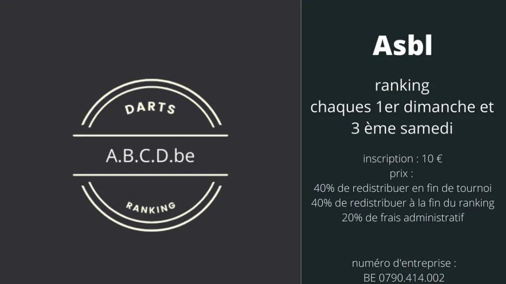 Ranking abcd - Dartstornooien.be