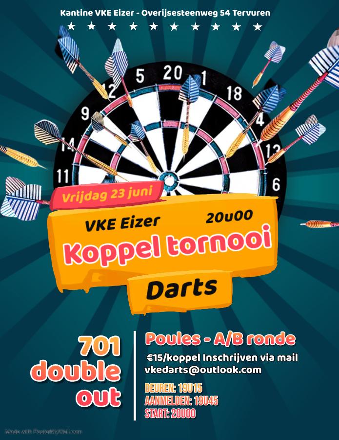 Koppeltornooi VKE Eizer - Dartstornooien.be